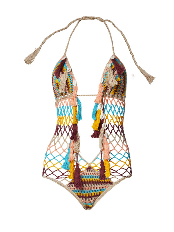 Crochet One-Piece Swimsuit | Malibu Monokini | Anna Kosturova ...
